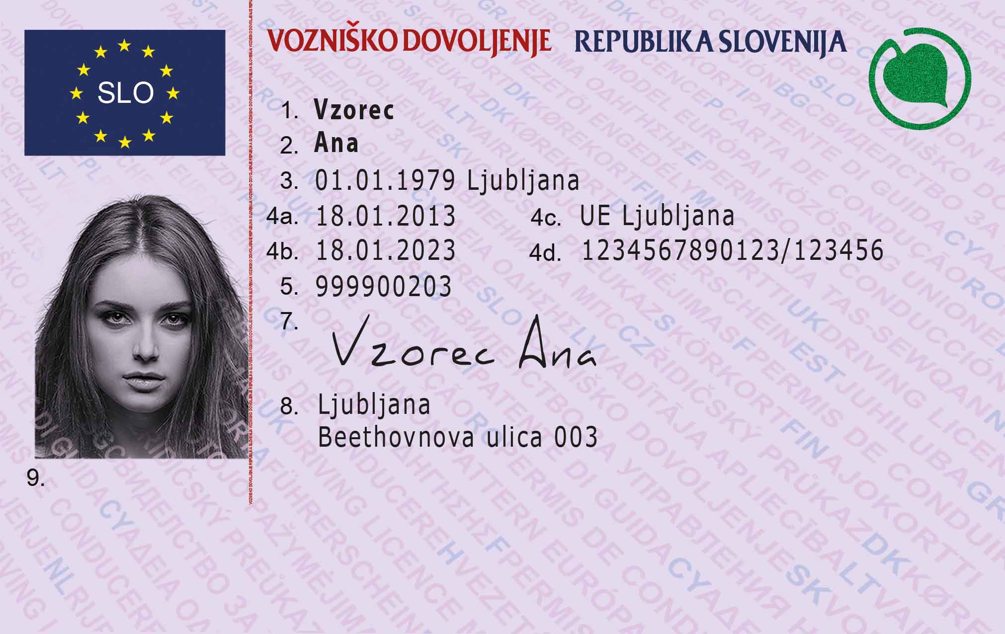 Slovenian Driving License For Sale | Order From Home Home Now!